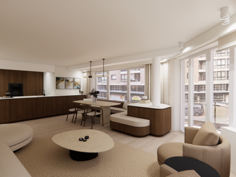 Appartement vue mer Knokke | Immo Brown